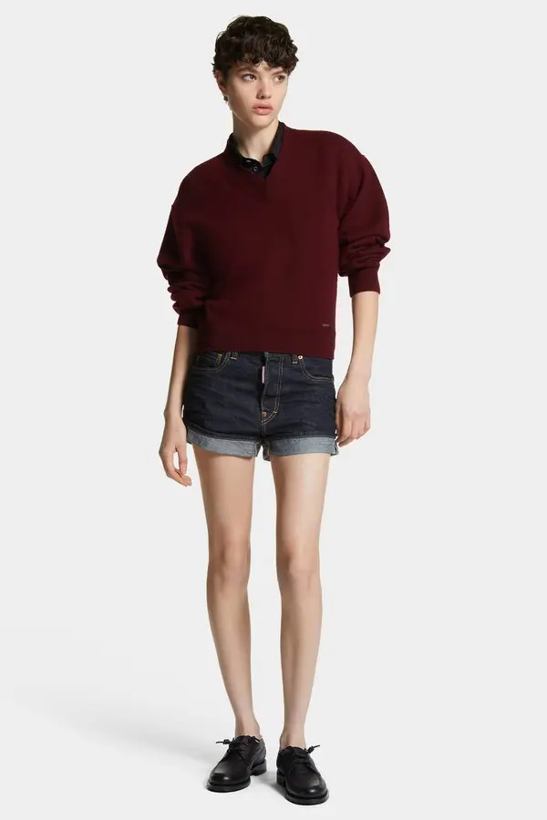 Dsquared2 Dark Wash Denim Shorts