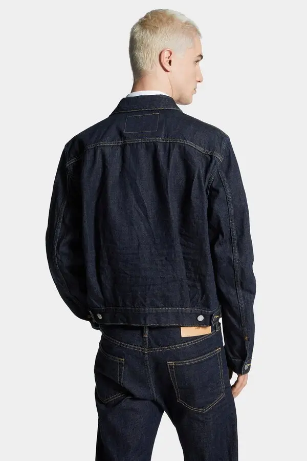 Dsquared2 Rebel Denim Trucker Jacket