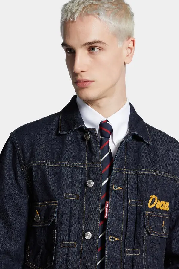 Dsquared2 Rebel Denim Trucker Jacket