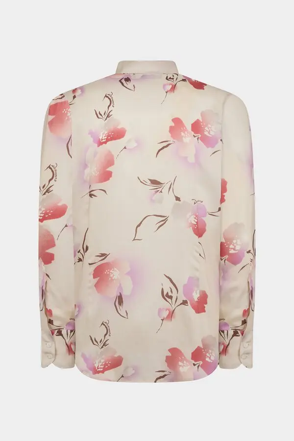 Dsquared2 Fly Flowers 70's Viscose Shirt