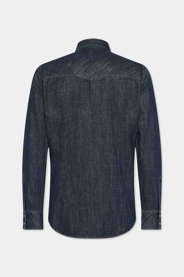 Dsquared2 Denim Lurex Western Shirt