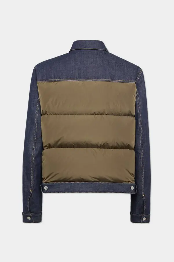 Dsquared2 Hybrid Puffer Denim Jacket