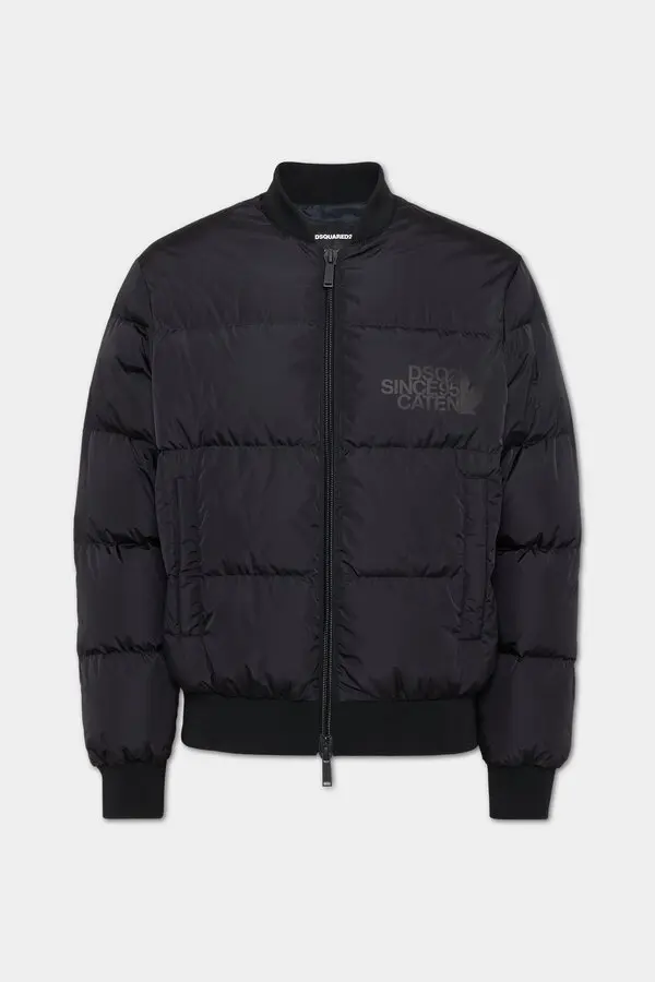 Dsquared2 Maxi-quilted Bomber Jacket - Black