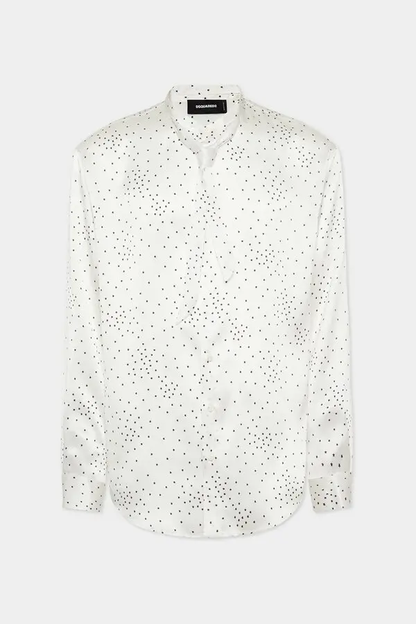 Dsquared2 Starry Night Silk Satin Shirt