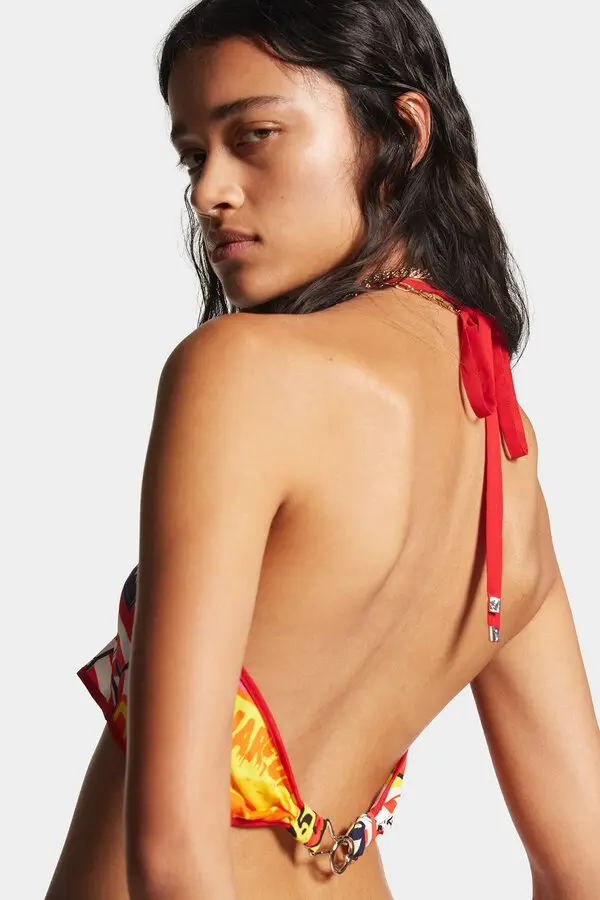 Dsquared2 Printed Bandeau Top