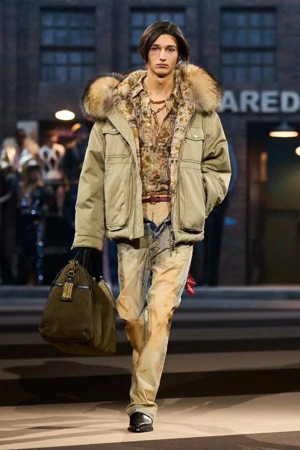 Dsquared2 Bleached Sparkly Check Shirt