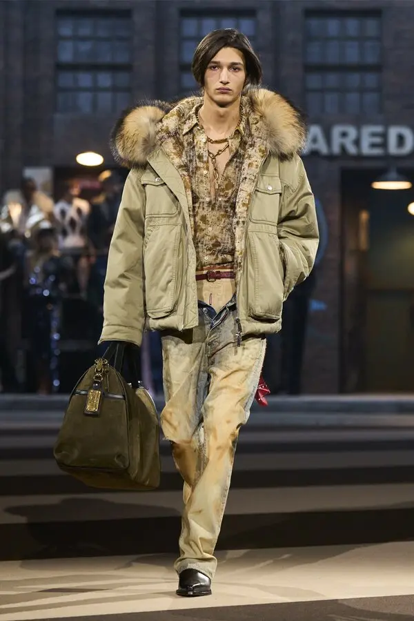 Dsquared2 Bleached Sparkly Checked Shirt
