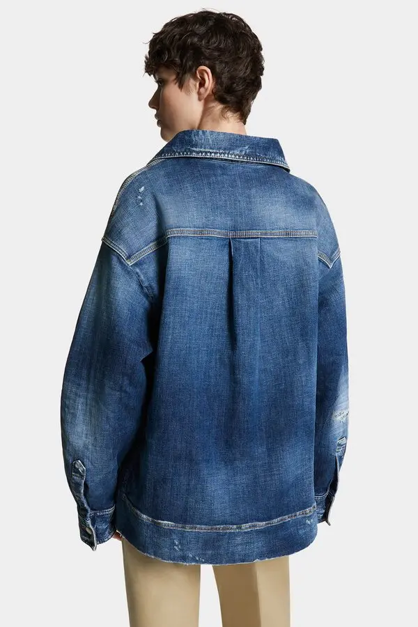 Dsquared2 Relaxed Fit Denim Shirt