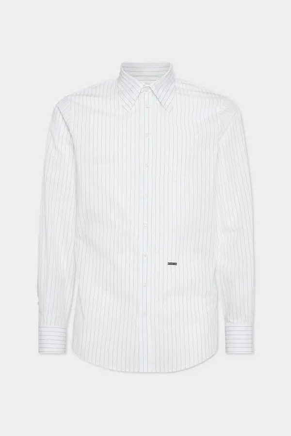 Dsquared2 Easy Slim Ibra Collar Shirt