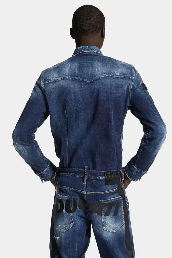 Dsquared2 Ducati Western Denim Shirt