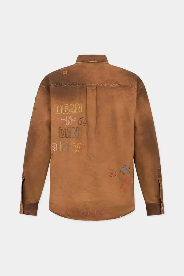 Dsquared2 Embroidered Logo Shirt