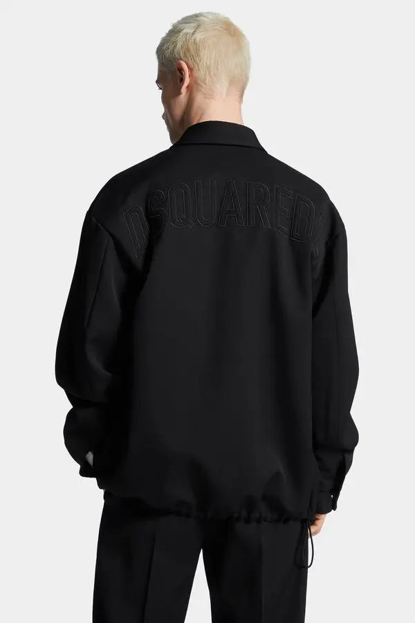 Dsquared2 Wool Coach Jacket