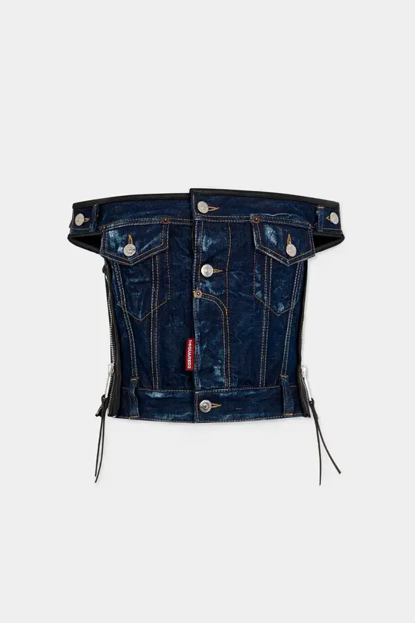 Dsquared2 Dark Aviator Upside Top - Blue