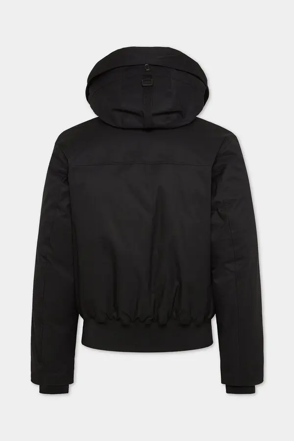 Dsquared2 Puffer Kaban Sport Jacket With Hood - Black