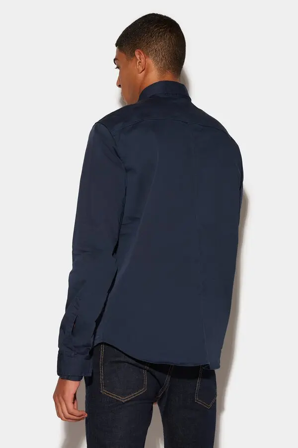 Dsquared2 One Life" Embossed Logo Shirt - Blue