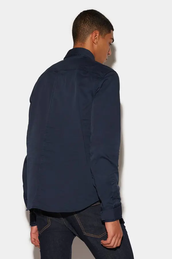 Dsquared2 One Life" Embossed Logo Shirt - Blue