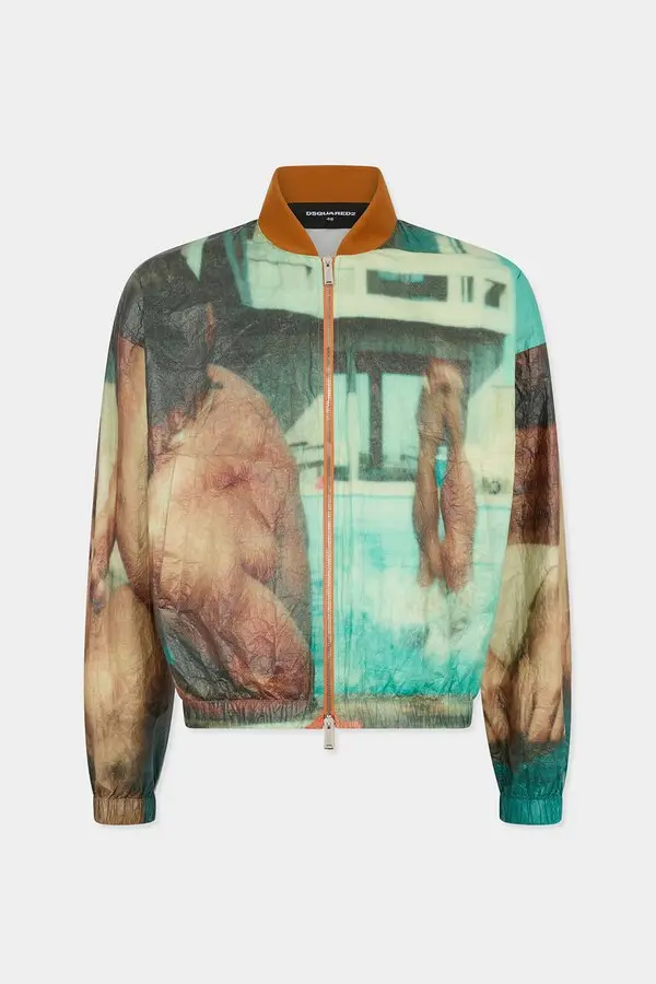 Dsquared2 Tom Bianchi X 80's Bomber Jacket - Black