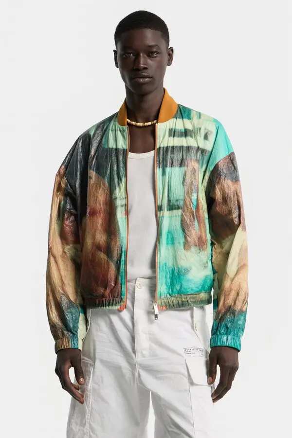 Dsquared2 Tom Bianchi X 80's Bomber Jacket - Black
