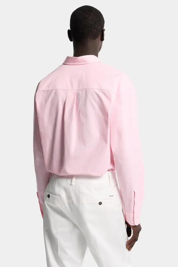 Dsquared2 Rosette Embellished Dropped Shoulder Shirt