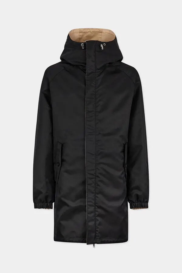 Dsquared2 Reversible Nylon Parka - Black