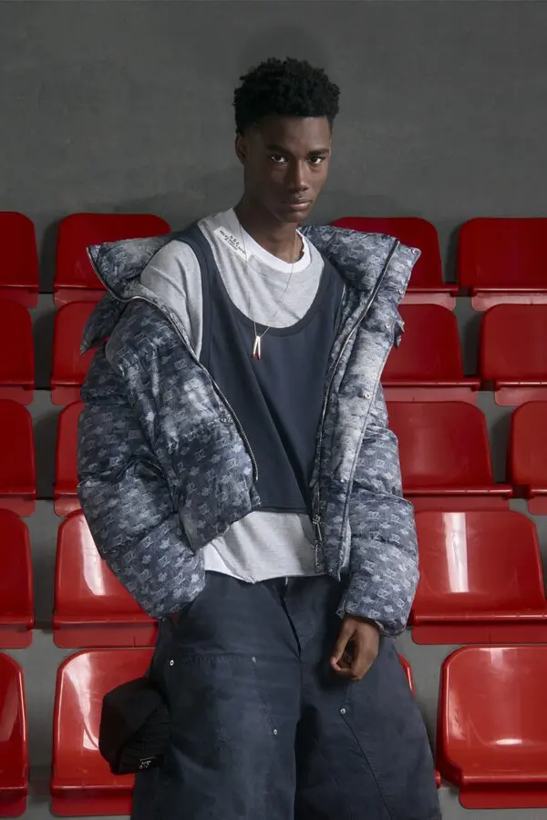 Dsquared2 Monogram Quilted Down Jacket - Black
