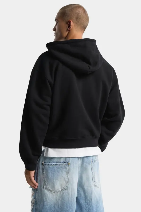 Dsquared2 Iconique Balloon Fit Full Zip Hoodie