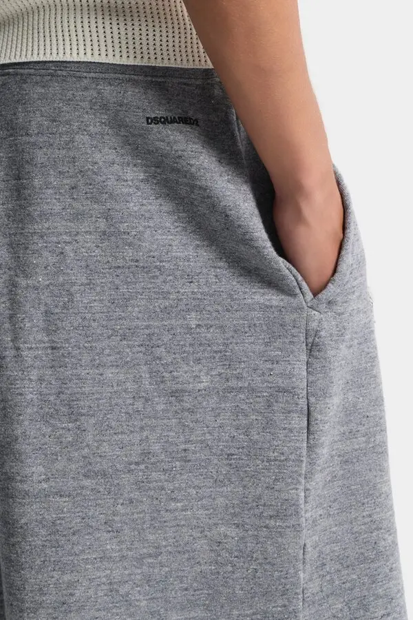 Dsquared2 Iconique Cotton Fleece Shorts