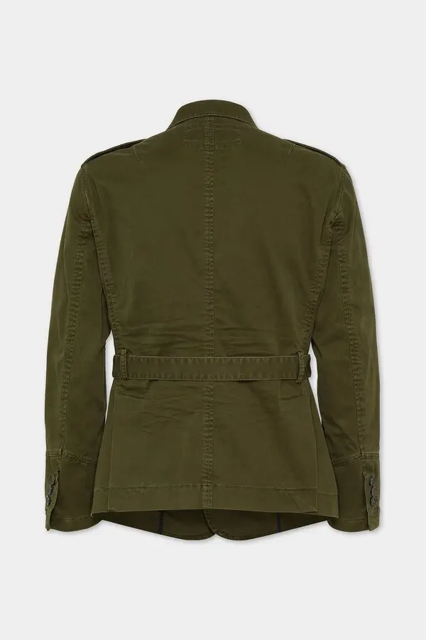 Dsquared2 Cotton Drill Hunter Field Jacket With Belt