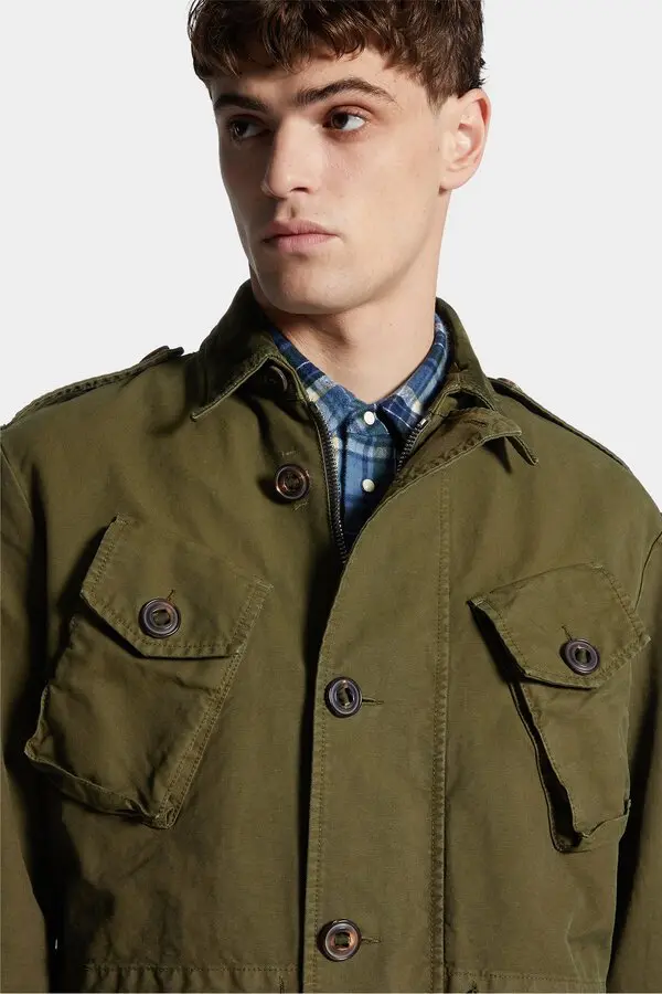 Dsquared2 Hunter Cotton Field Jacket