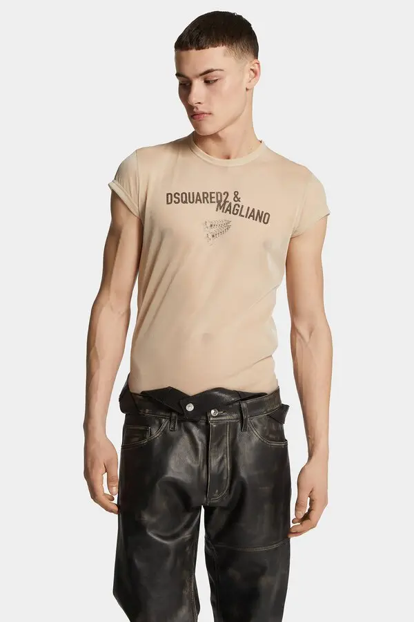 Dsquared2 X Magliano Sheer Printed T-shirt