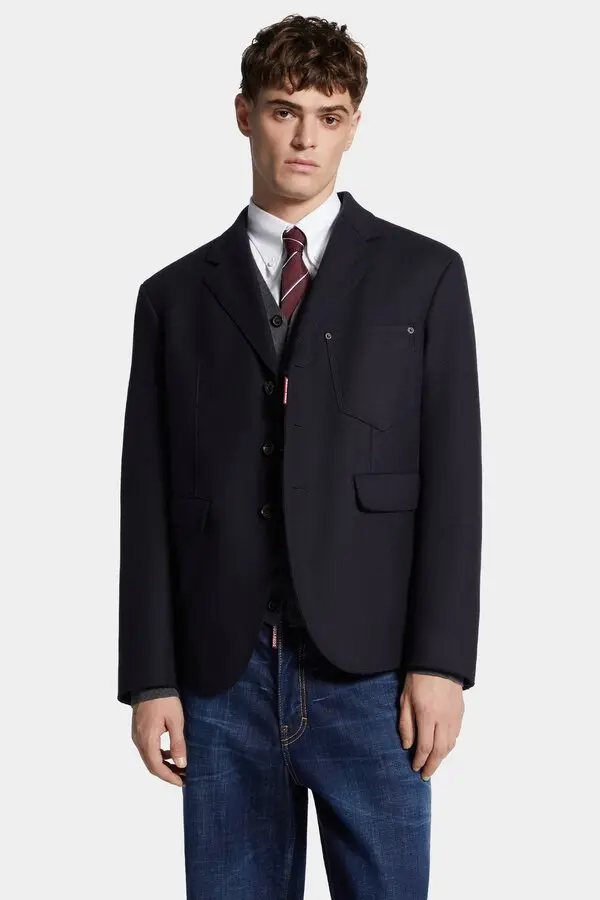 Dsquared2 Wool Osaka Blazer