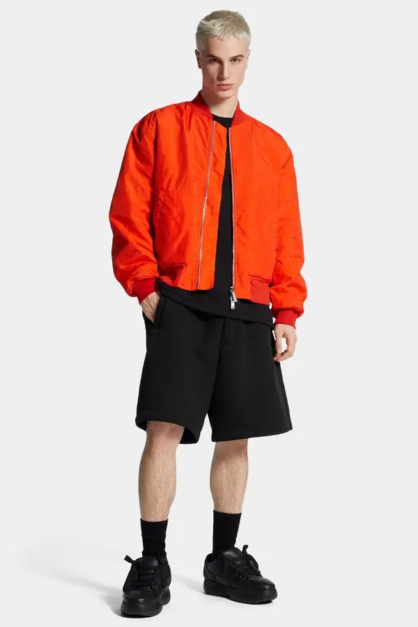 Dsquared2 Icon Nylon Bomber Jacket