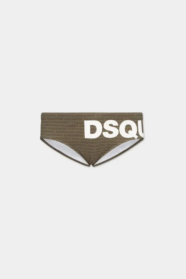 Dsquared2 Logo Swim Briefs - Red