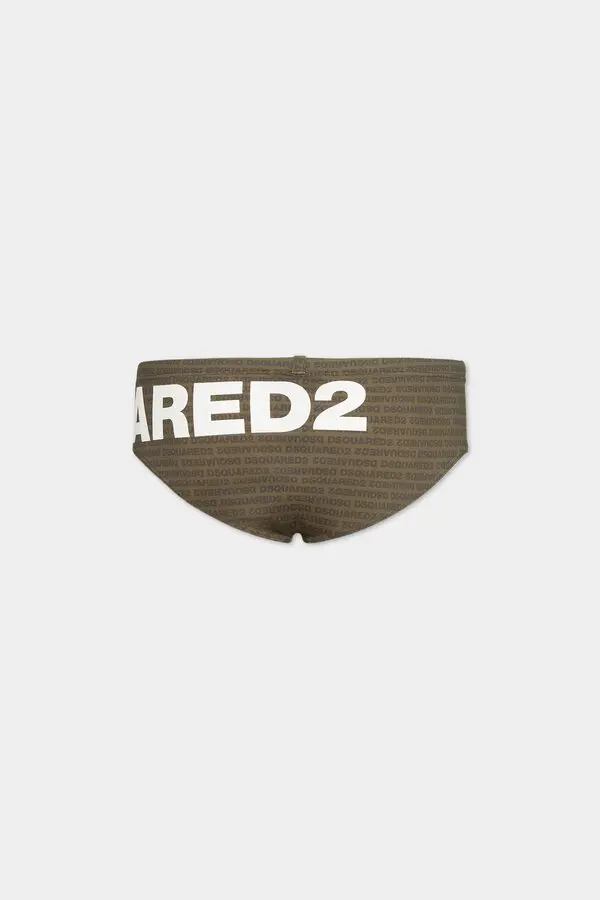 Dsquared2 Logo Swim Briefs - Red