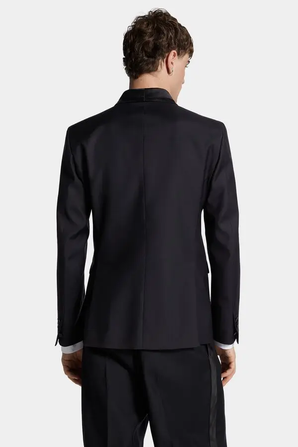 Dsquared2 Embroidered Shawl Collar London Blazer