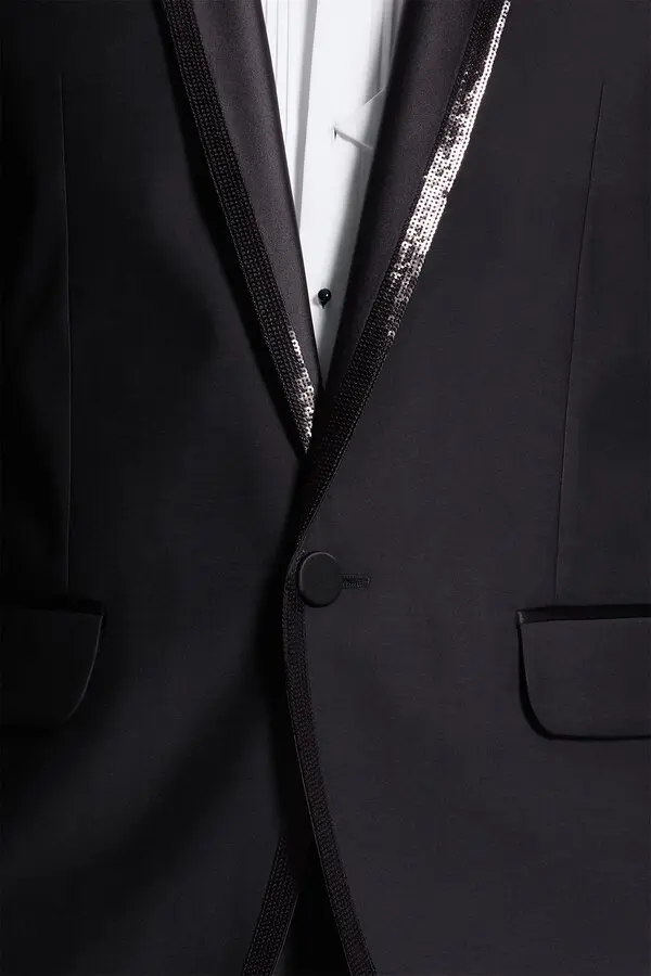 Dsquared2 Embroidered Shawl Collar London Blazer