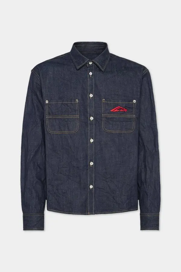 Dsquared2 Icon Denim Boxy Shirt