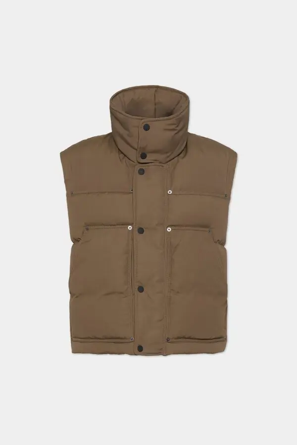 Dsquared2 Icon New Generation Utility Puffer Vest - Grey