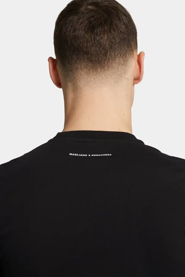 Dsquared2 X Magliano Slim Fit Cropped T-shirt