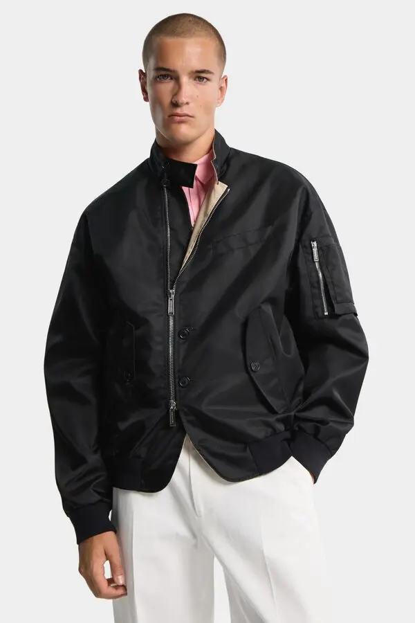 Dsquared2 Heritage Hybrid Bomber Jacket