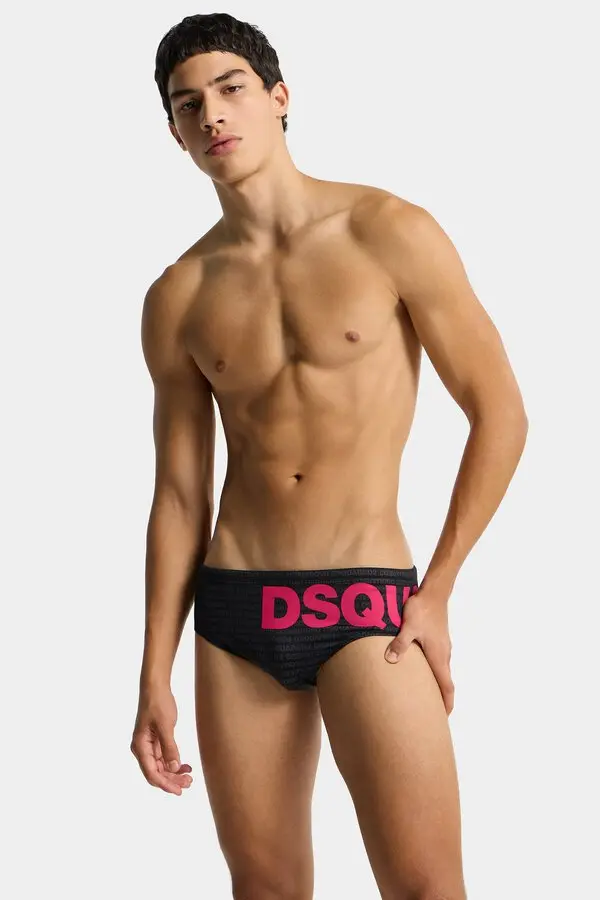 Dsquared2 Logo Swim Brief - Black