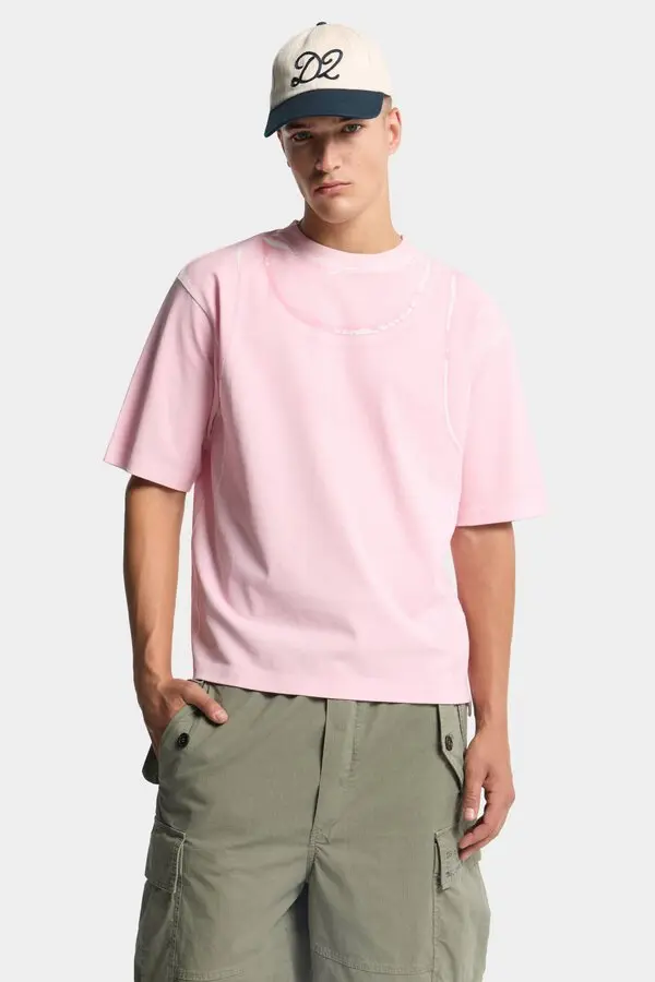 Dsquared2 Sun Bleached Loose Fit T-shirt