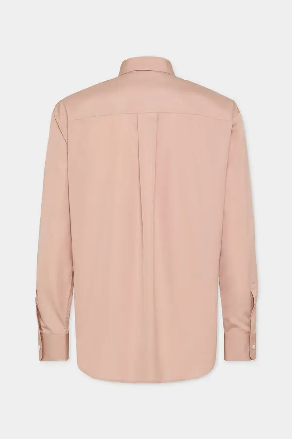 Dsquared2 Drop Shoulder Shirt With Logo Detail - Pink