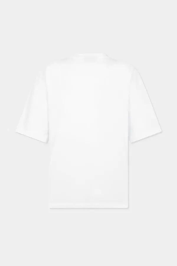Dsquared2 Loose Fit T-shirt With Graphic Print - White