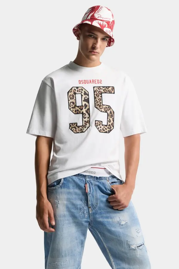 Dsquared2 Loose Fit T-shirt With Graphic Print - White