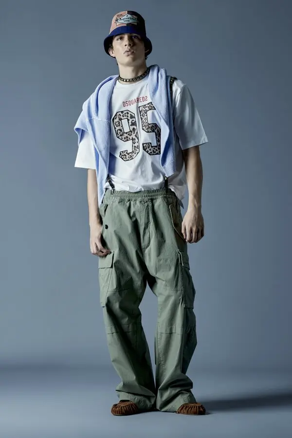 Dsquared2 Loose Fit T-shirt With Graphic Print - White