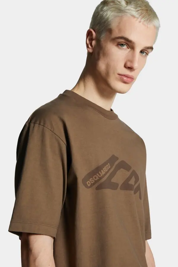 Dsquared2 Icon New Generation Loose Fit T-shirt - Grey