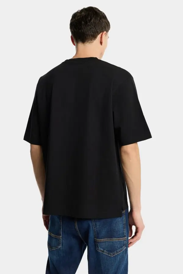 Dsquared2 Rebel Tags" Loose Fit T-shirt - Black