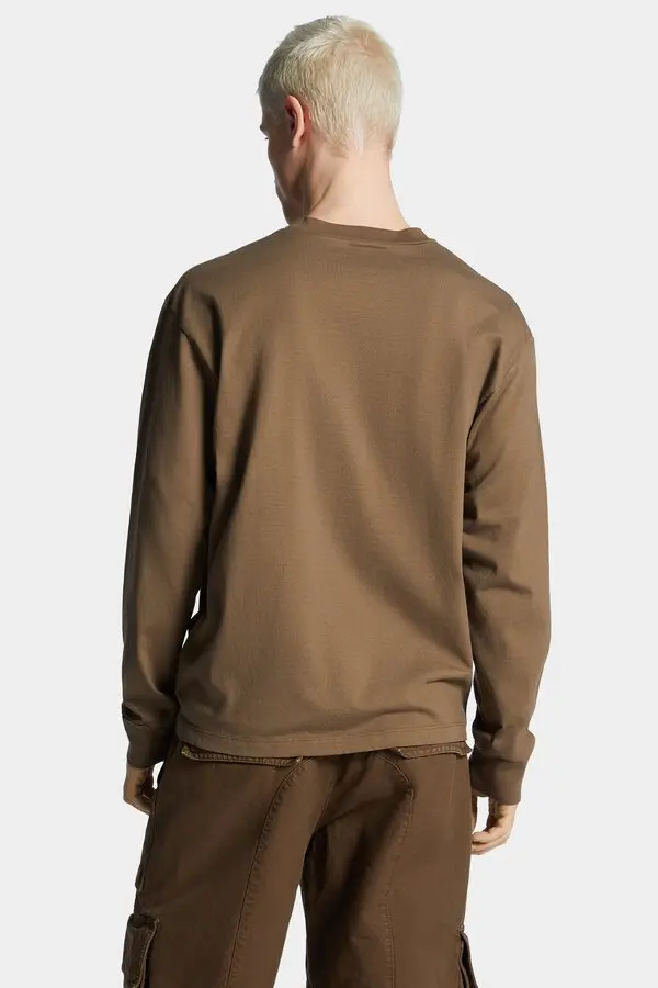 Dsquared2 Icon New Generation Loose Fit Long Sleeve Tee