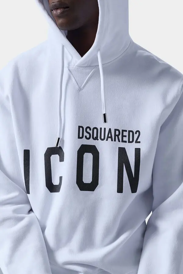 Dsquared2 Icon Cool Fit Hoodie With Logo Detail